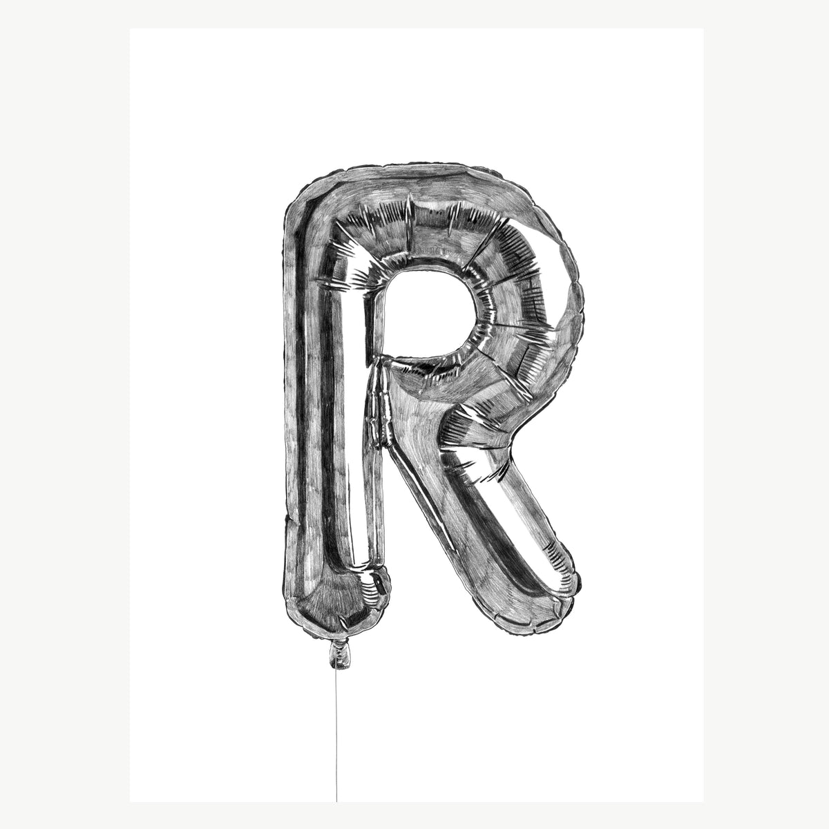 R Balloon Print – ROS SHIERS